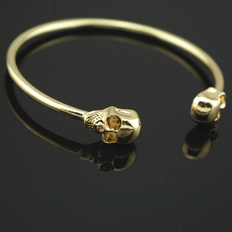 Punk Skull Metal Bracelets on Luulla